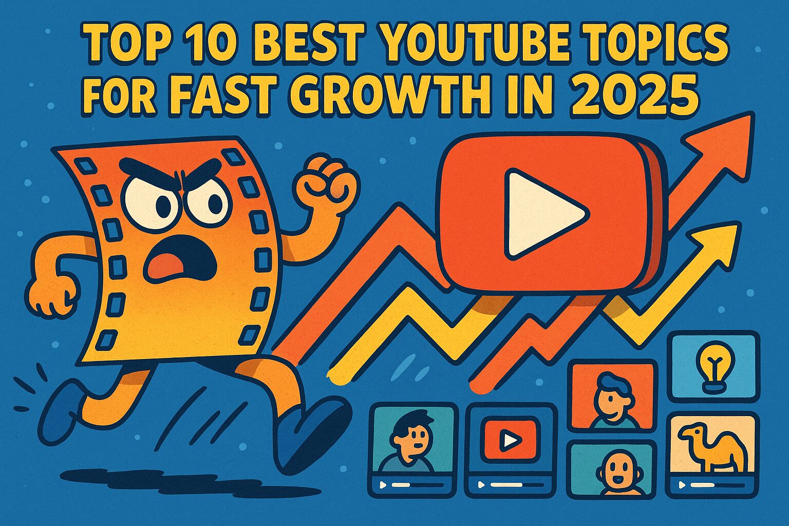 Top 10 Best YouTube Topics 2025 for Fast Channel Growth - WbTrends