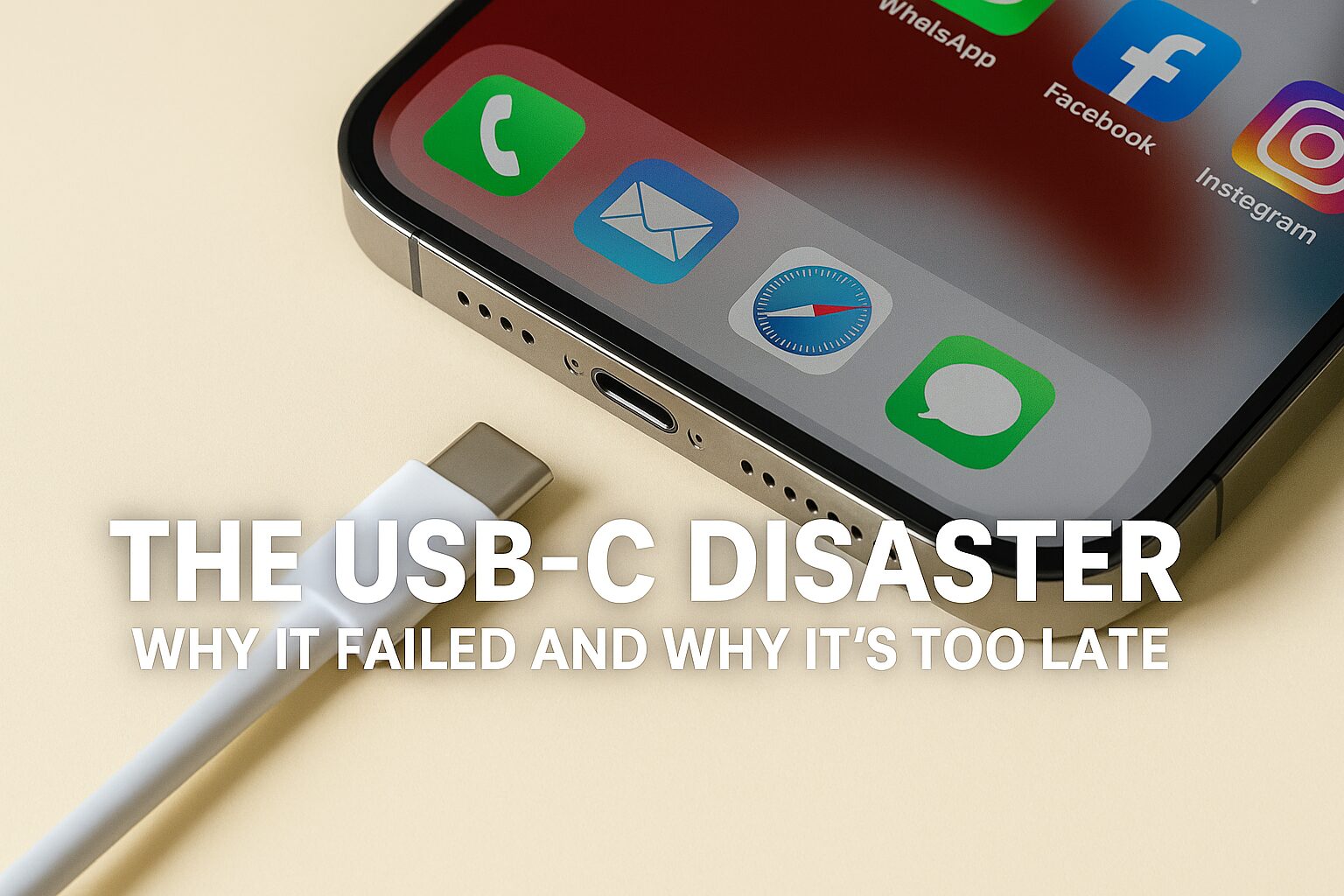 The USB-C Disaster: Why It Failed and Why It’s Too Late to Fix - WbTrends
